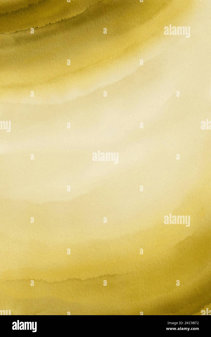 Yellow Watercolor Background Texture Burnt Yellow Digital Paper Stock ...