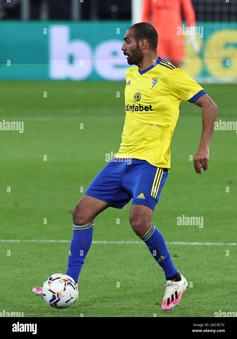 Fali of Cadiz CF during the La Liga Santander match between Cadiz CF ...
