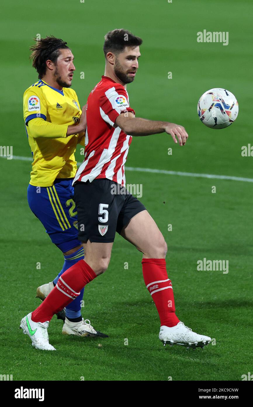 Yeray Alvarez of Athletic Bilbao during the La Liga Santander match ...