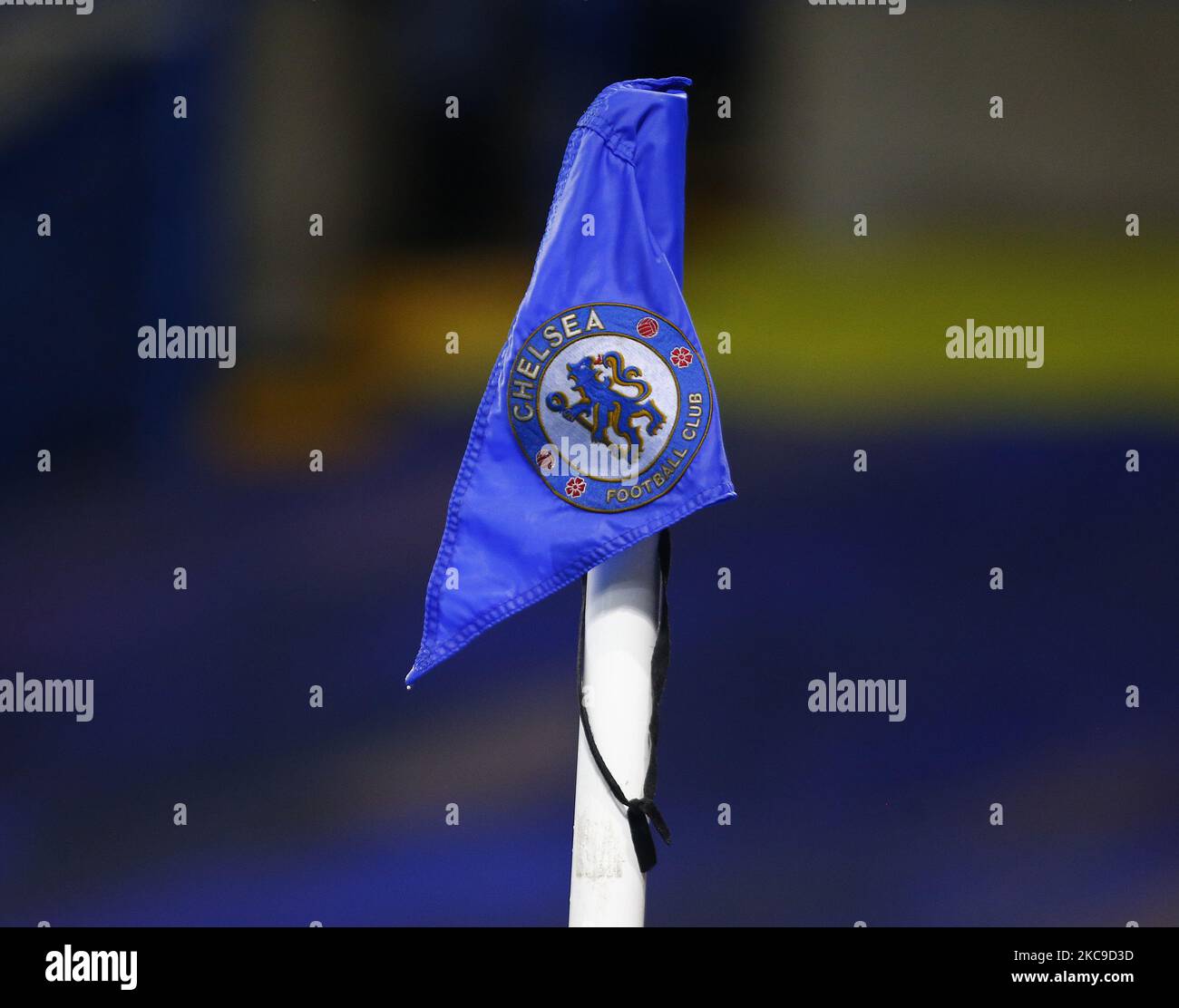 Chelsea FC corner Flag during Premiership between Chelsea and Newcastle ...