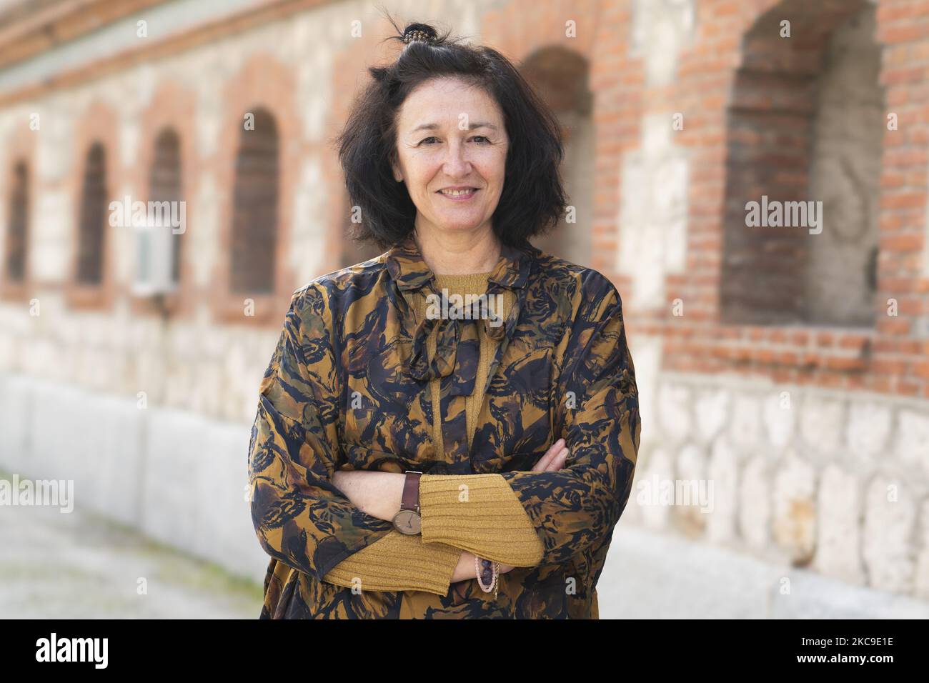 Actress Maria Jose Peris poses during the portrait session in Madrid ...