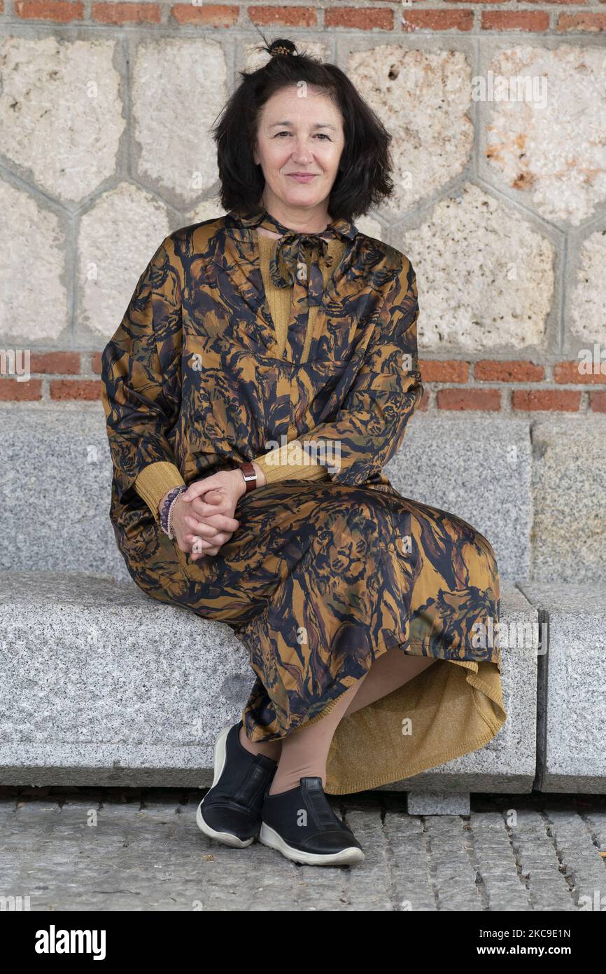Actress Maria Jose Peris poses during the portrait session in Madrid ...
