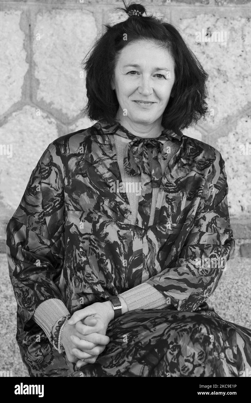 Actress Maria Jose Peris poses during the portrait session in Madrid ...