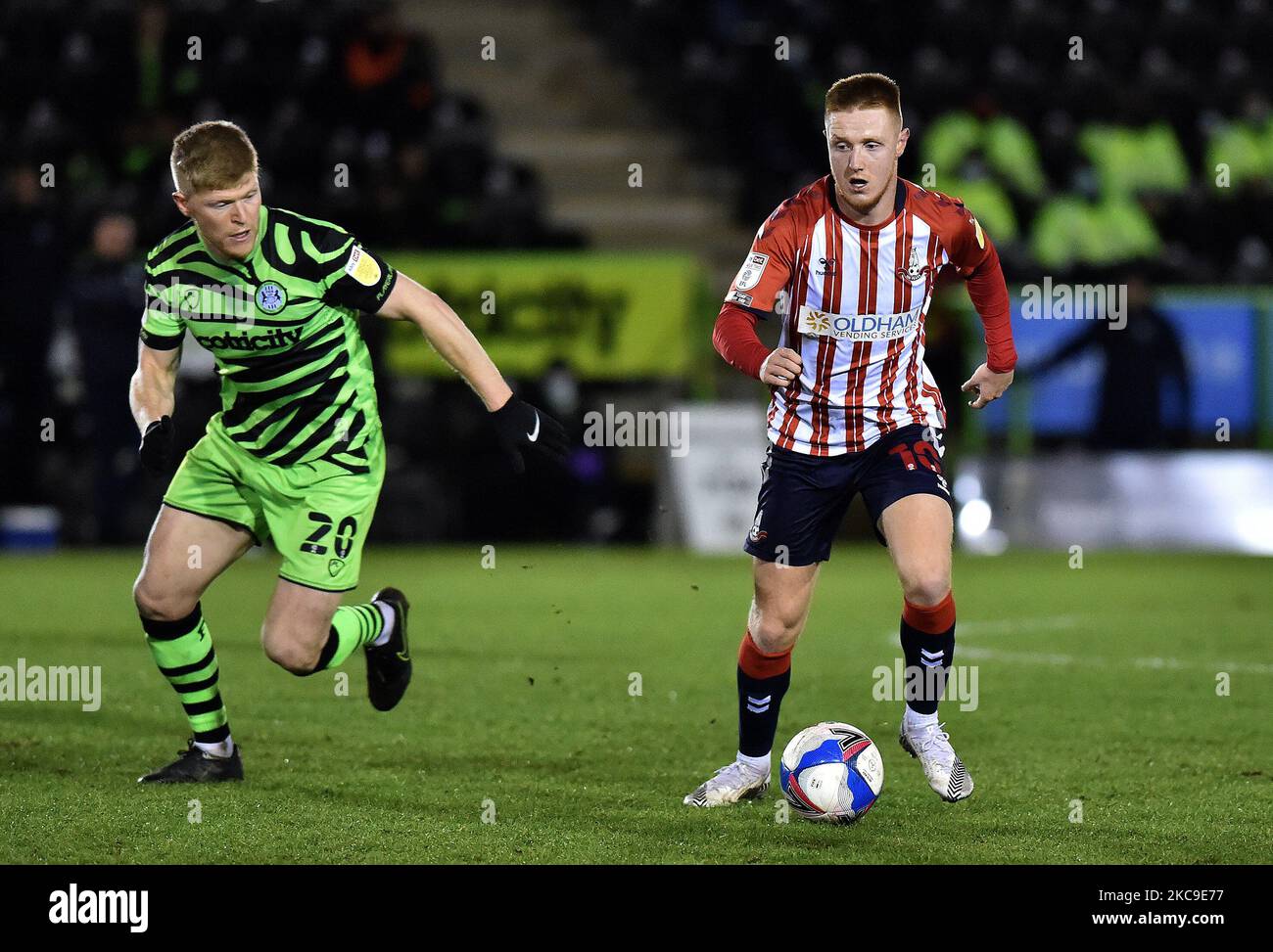 Oldham Athletic's Davis Keillor-Dunn tussles with Elliott Whitehouse of ...