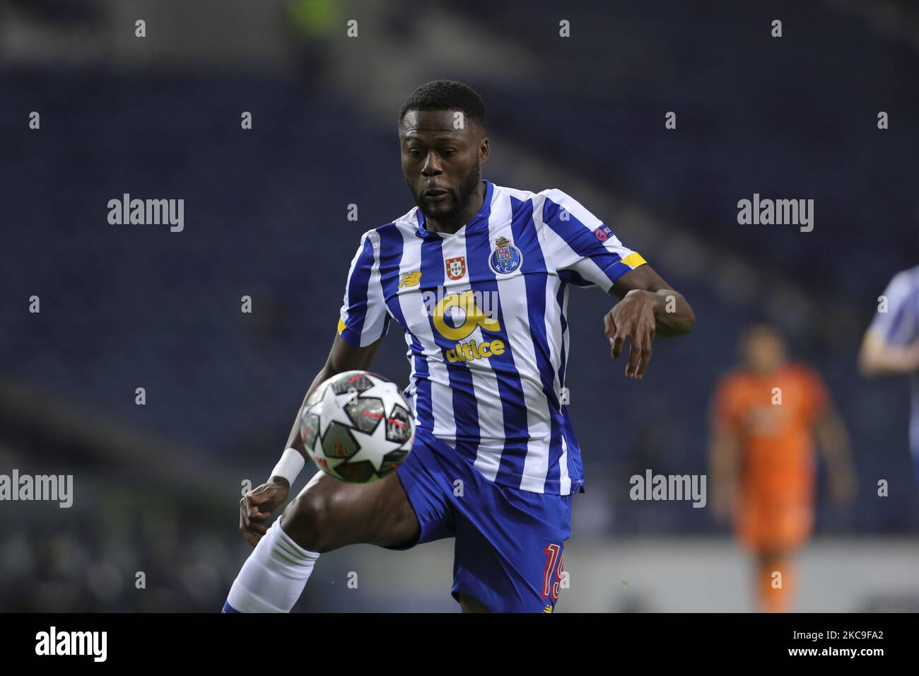 Porto’s Congolese defender Chancel Mbemba in action during the UEFA ...