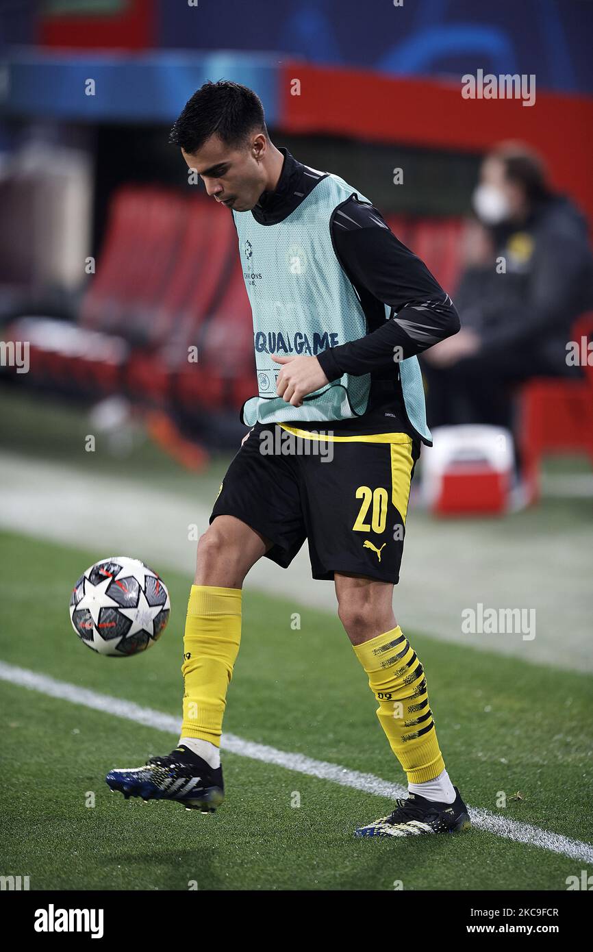 Reinier of Dortmund during the warm-up before the UEFA Champions League ...