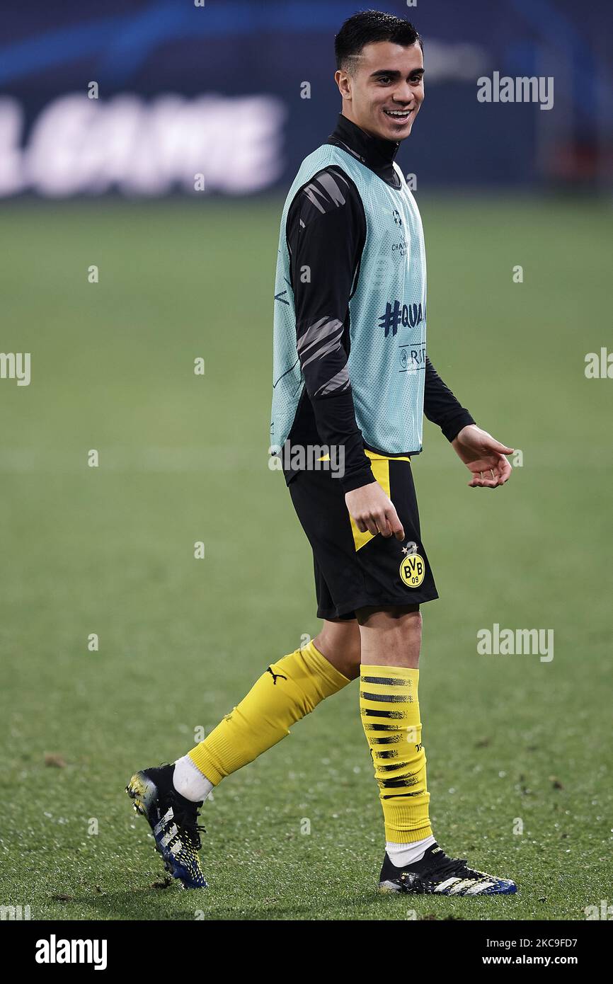 Reinier of Dortmund during the warm-up before the UEFA Champions League ...