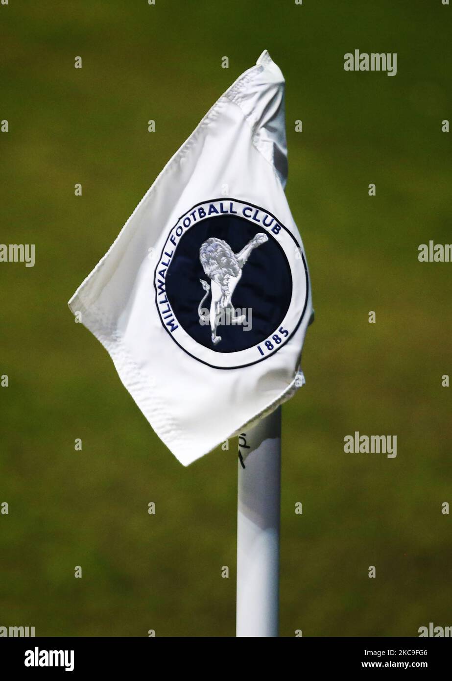 Millwaal FC corner Flag during The Sky Bet Championship between ...