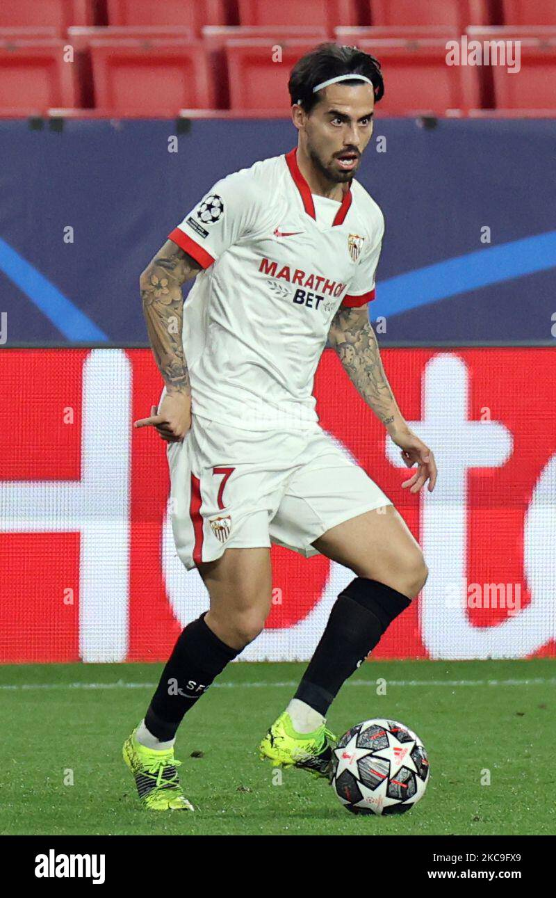 Suso of Sevilla FC during the UEFA Champions League match between ...