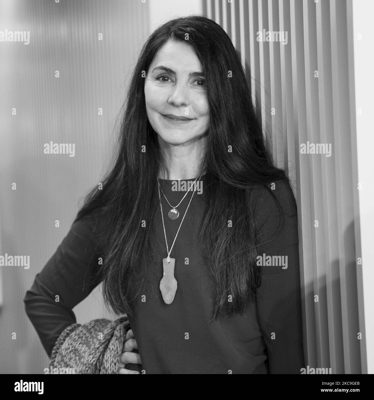 The actress Ana Fernandez poses during the portrait session in Madrid ...