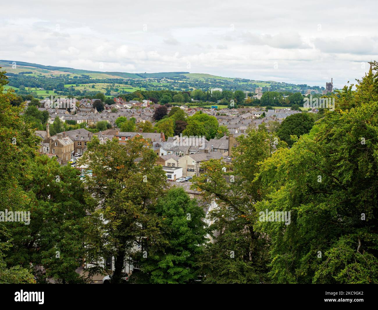 Clitheroe market town in Lancashire north west of England UK Stock ...