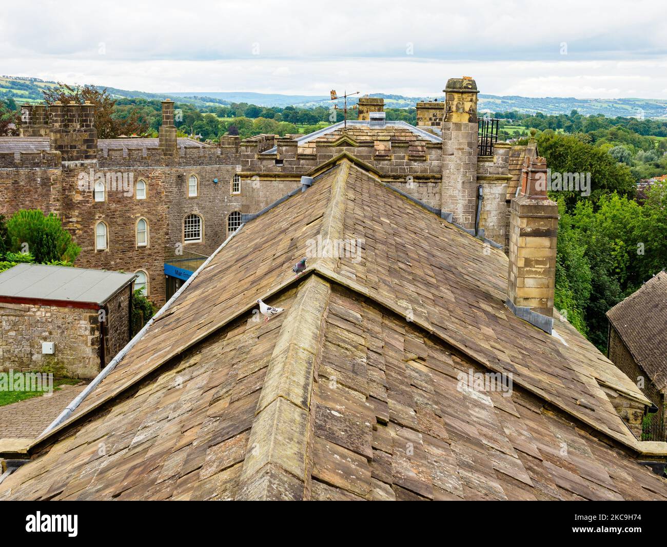 Clitheroe market town in Lancashire north west of England UK Stock ...