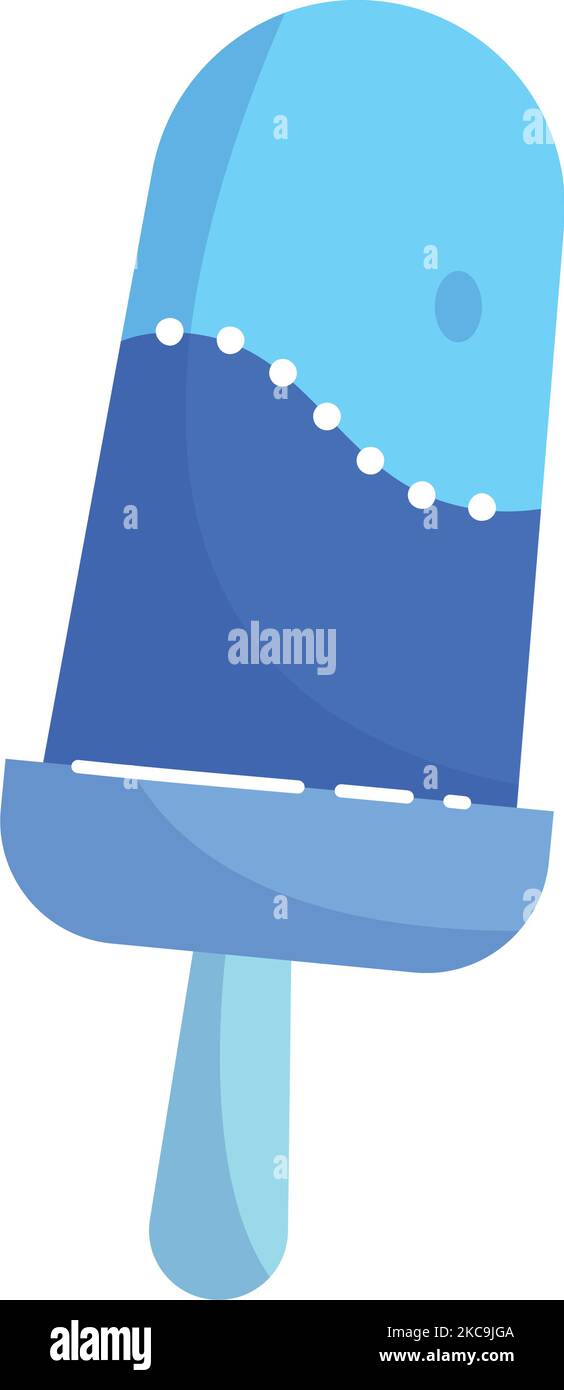 Isolated blue monochromed popsicle icon Vector Stock Vector Image & Art ...