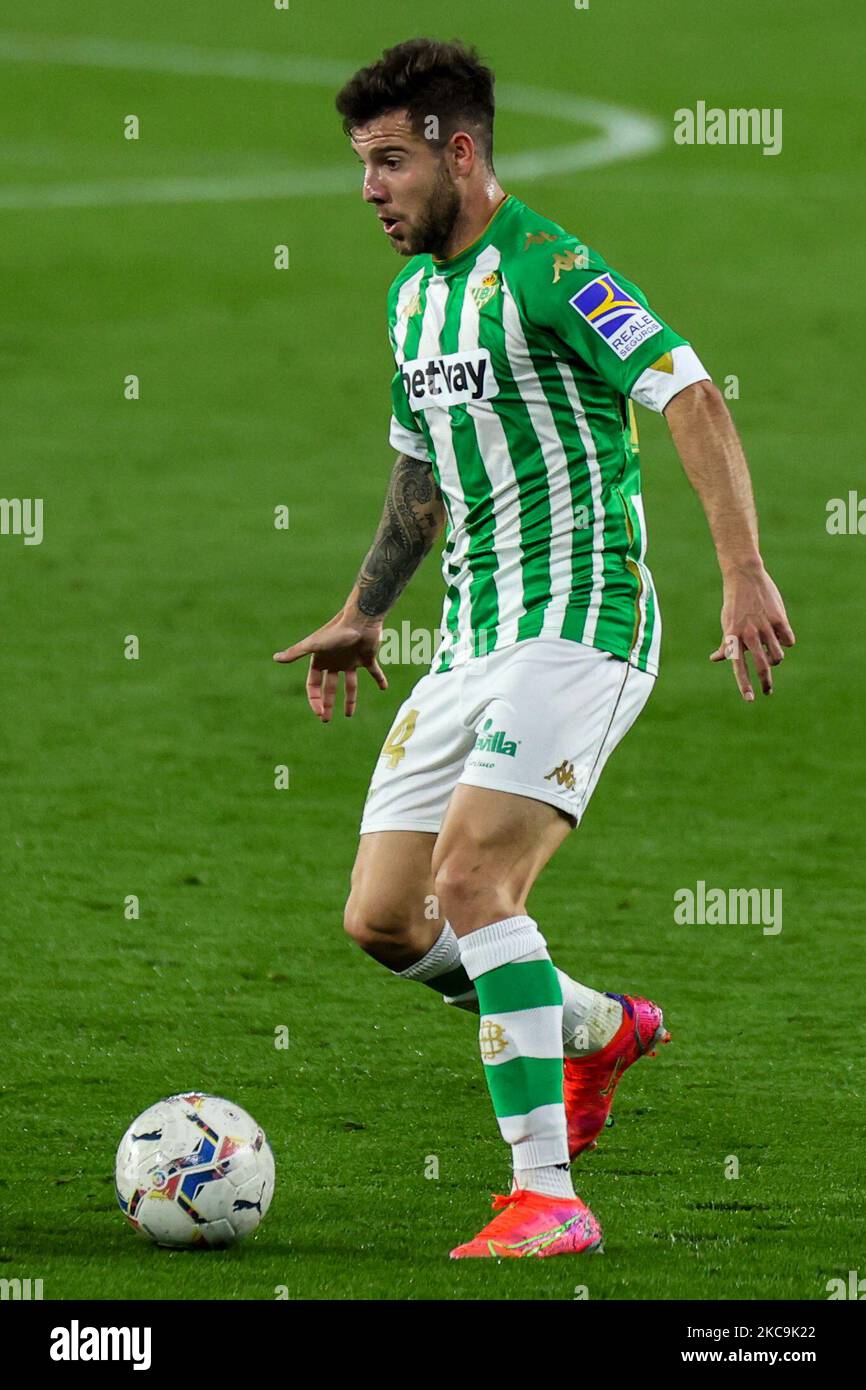 Aitor Ruibal of Real Betis Balompie during the La Liga Santander match between Real Betis and ...