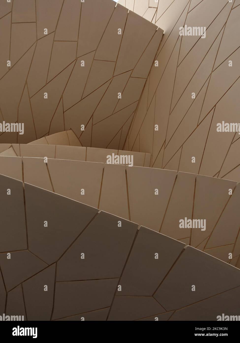 An abstract view of the original architectura structure shaped in ...