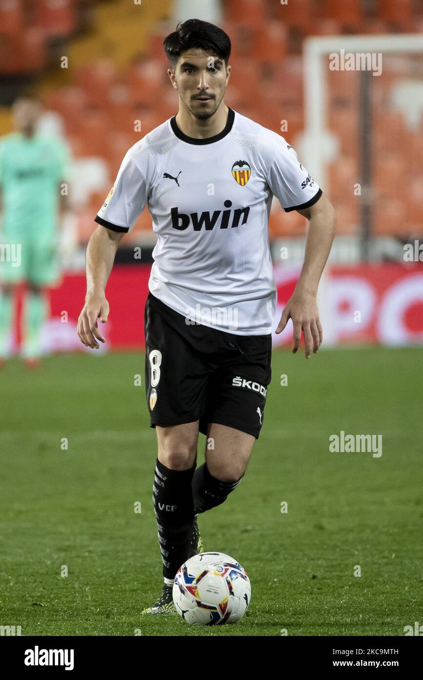 Carlos Soler of Valencia CF during spanish La Liga match between ...