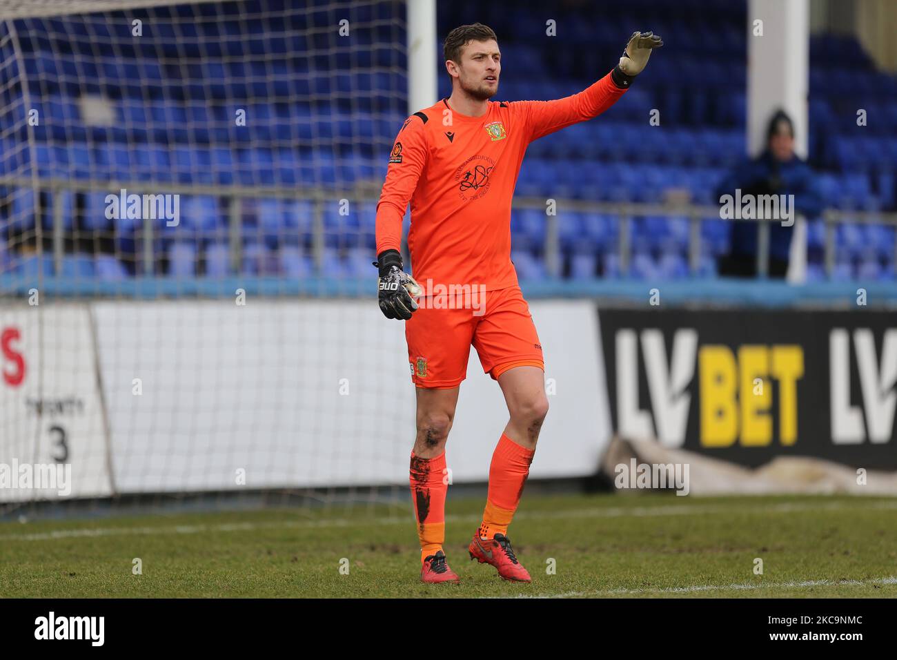 Adam Smith of Yeovil Town during the Vanarama National League match ...