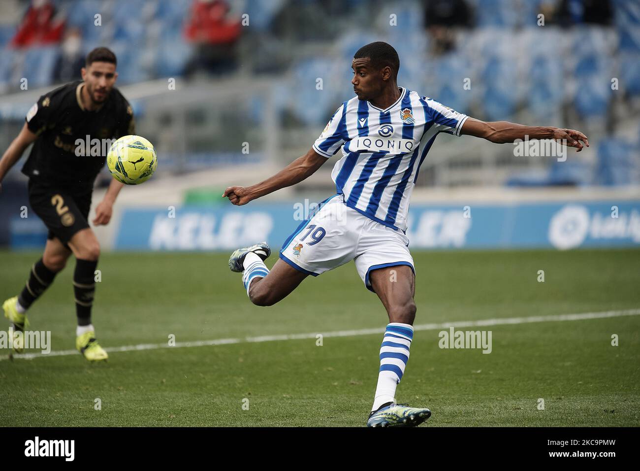 Alexander isak of real sociedad shooting hi-res stock photography and ...