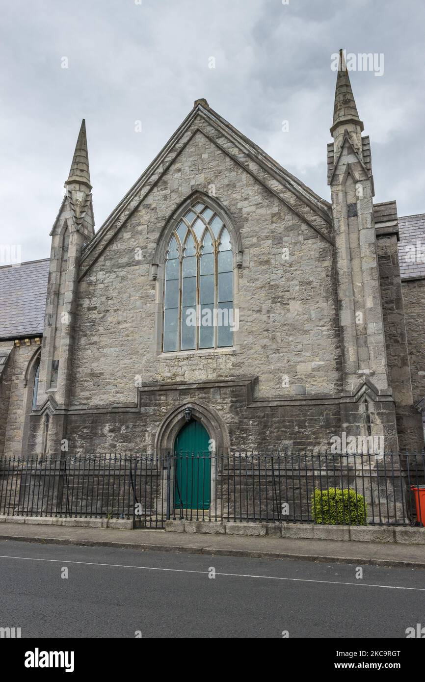 A vertical shot of Holy Trinity in Rathmines, Dublin, Ireland on a ...