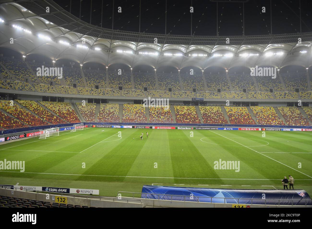 General view of national arena in bucharest hi-res stock photography ...