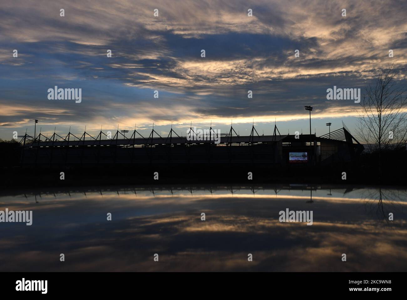 Sunsets On Jobserve Commmunity Stadium ahead of the Sky Bet League 2 ...