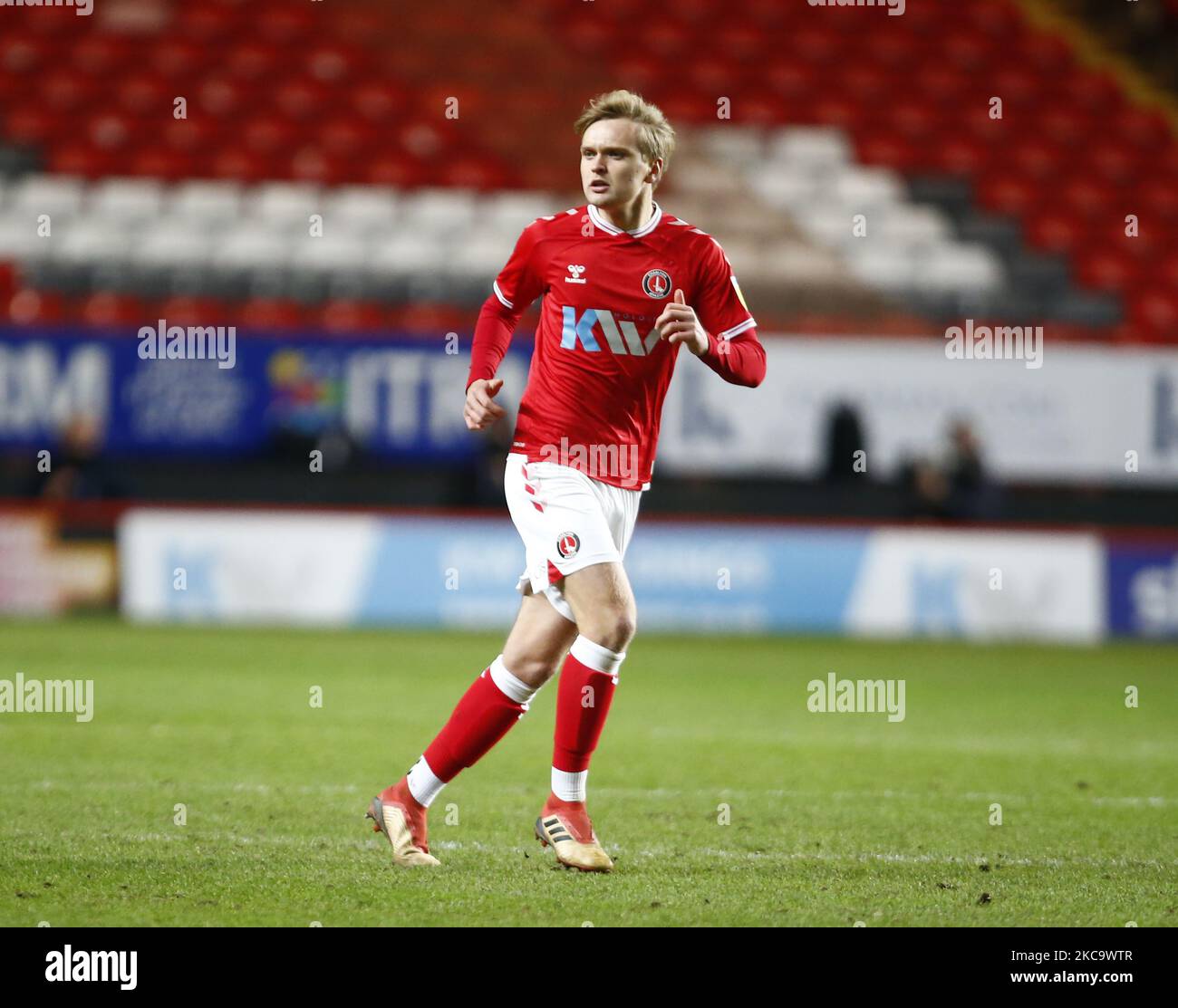 Charlton Athletic's Matt Smith (on loan from Arsenal) during Sky Bet ...
