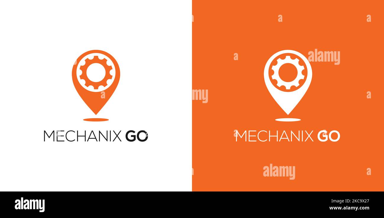 A set of minimalistic logo designs isolated on white and red ...