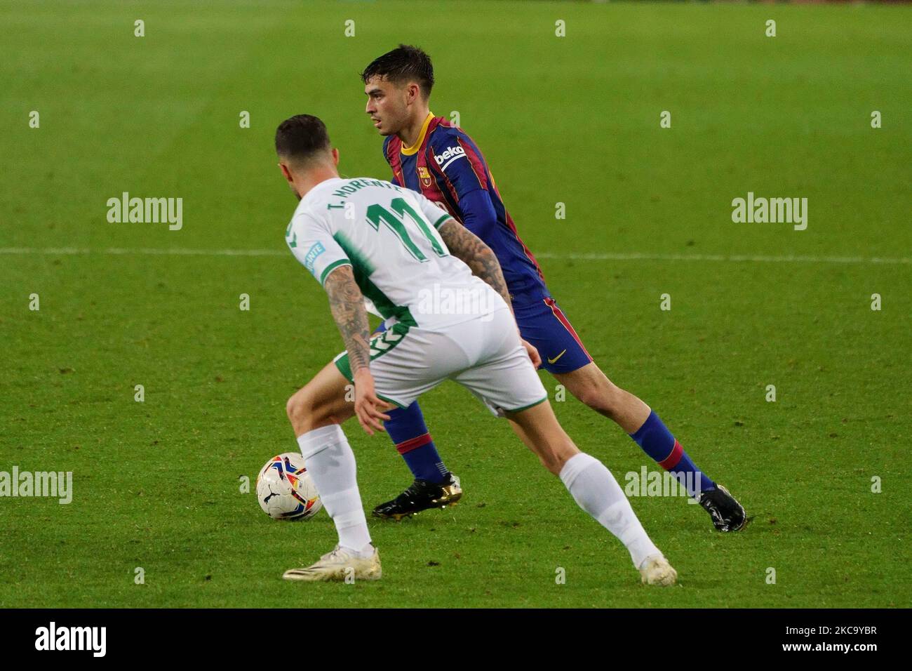 Pedri of FC Barcelona during the Liga match between FC Barcelona and ...