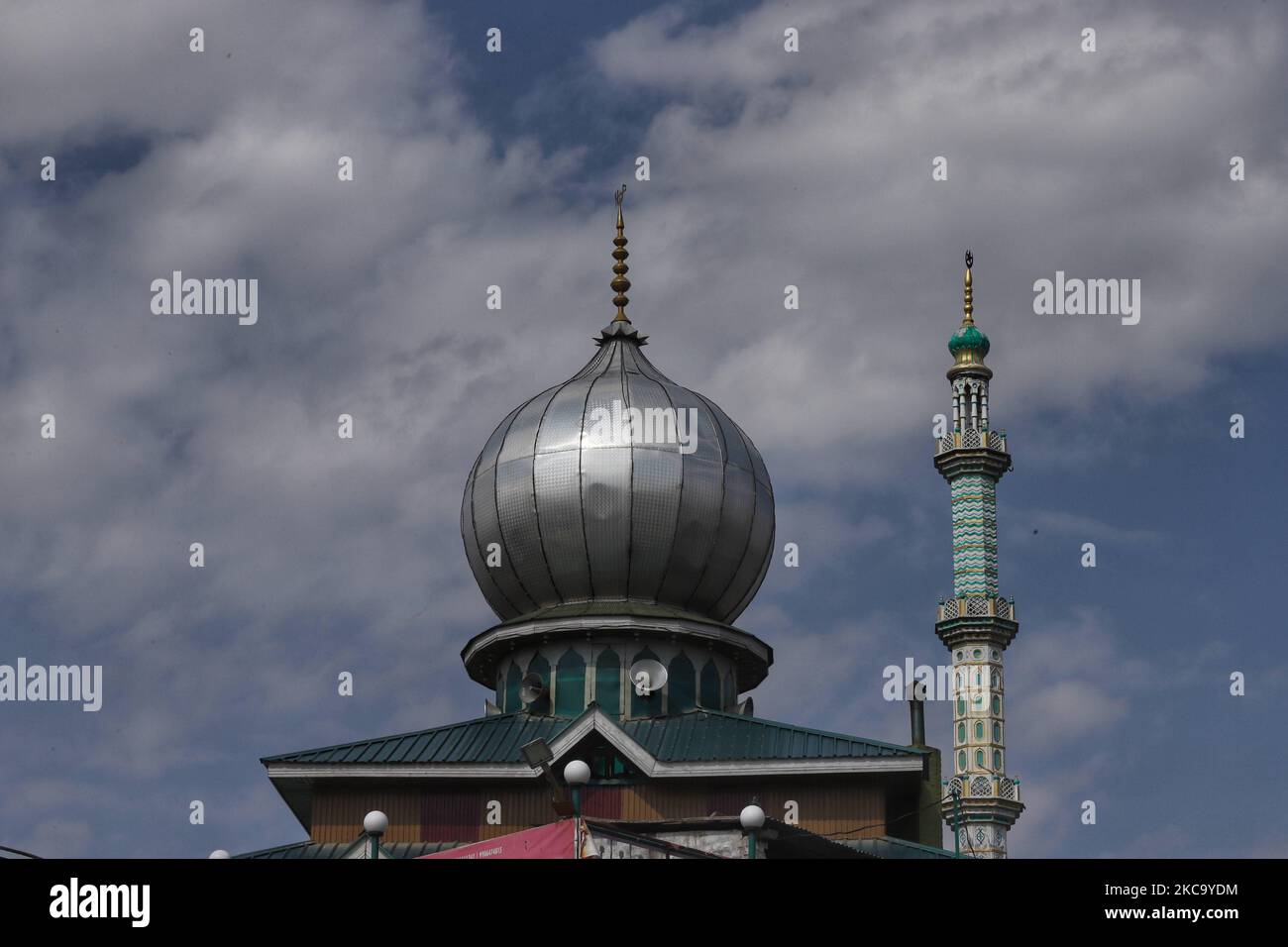 Tomb of a Mosque (Masjid) is seen in Sopore Town of District Baramulla ...
