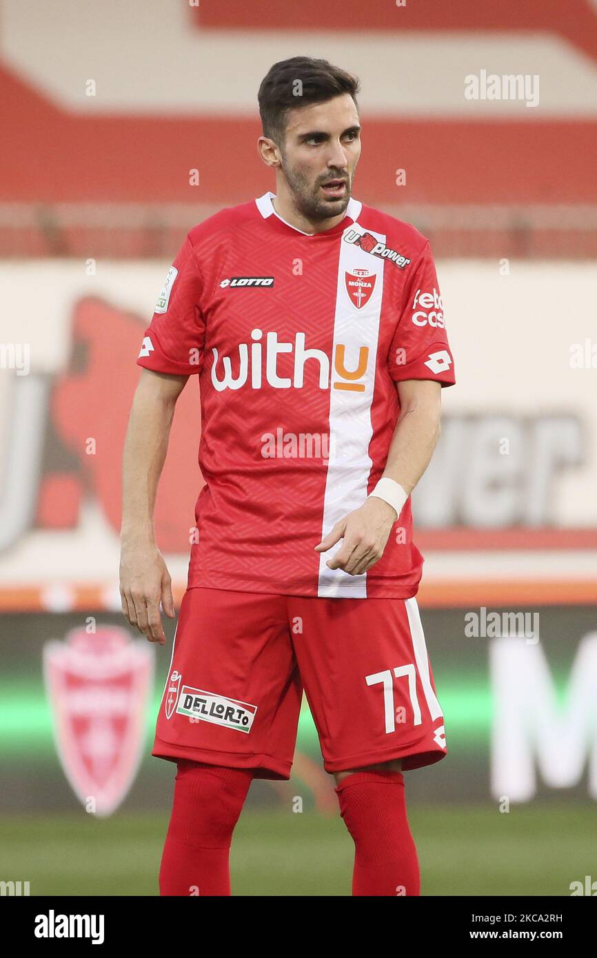 Marco D'Alessandro of AC Monza in action during the Serie B match ...