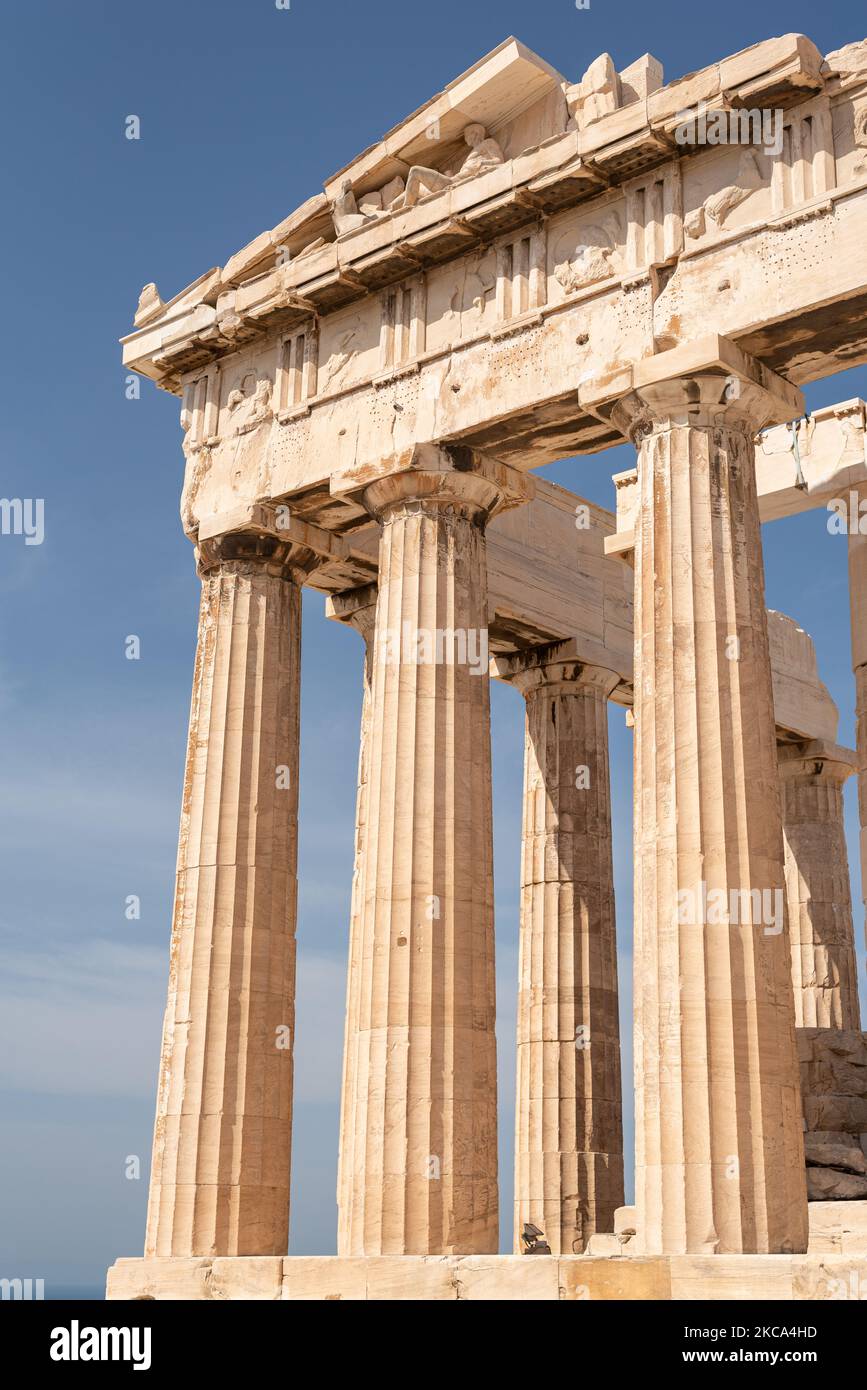 Athens, Greece - View of the Acropolis Stock Photo - Alamy