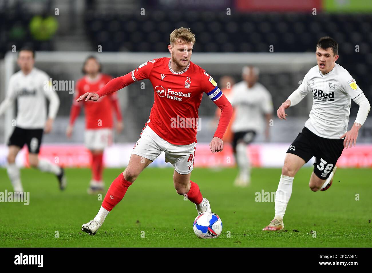 Joe Worrall (4) of Nottingham Forest in action during the Sky Bet ...