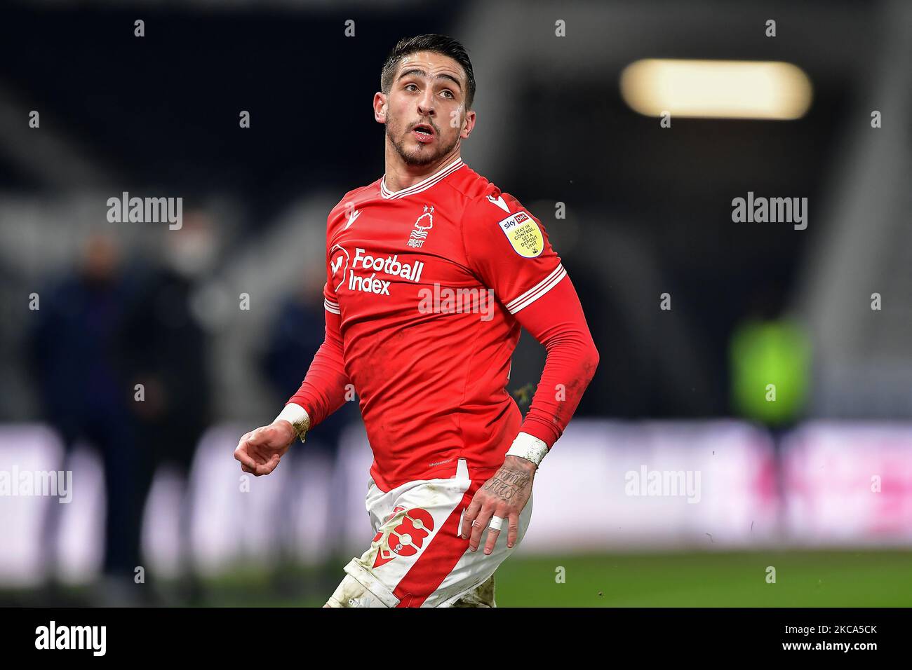 Anthony Knockaert (28) of Nottingham Forest during the Sky Bet ...