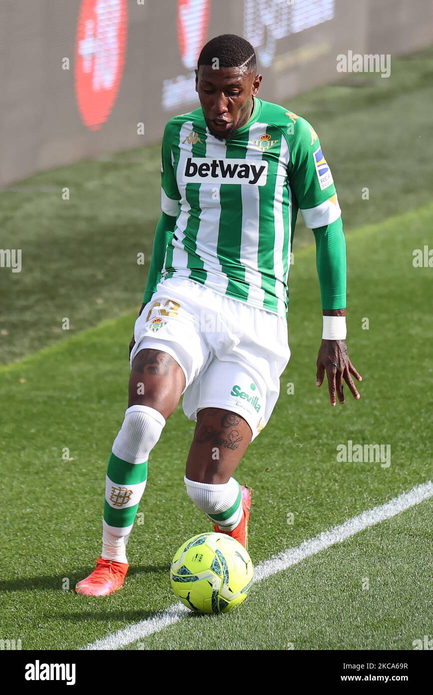 Emerson of Real Betis Balompie in action during the La Liga Santander ...