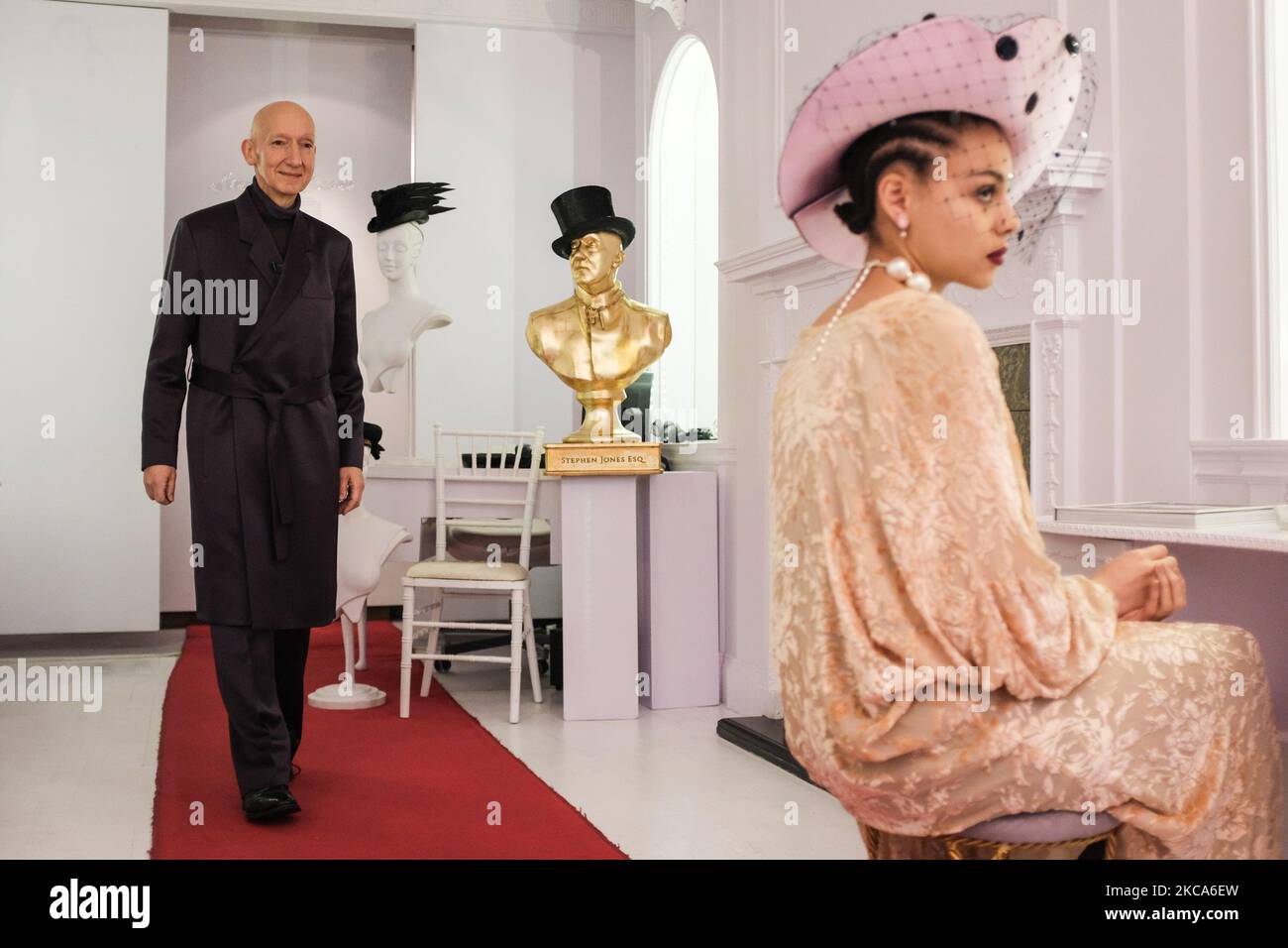 Image released February 20, during the filming of the Stephen Jones ...