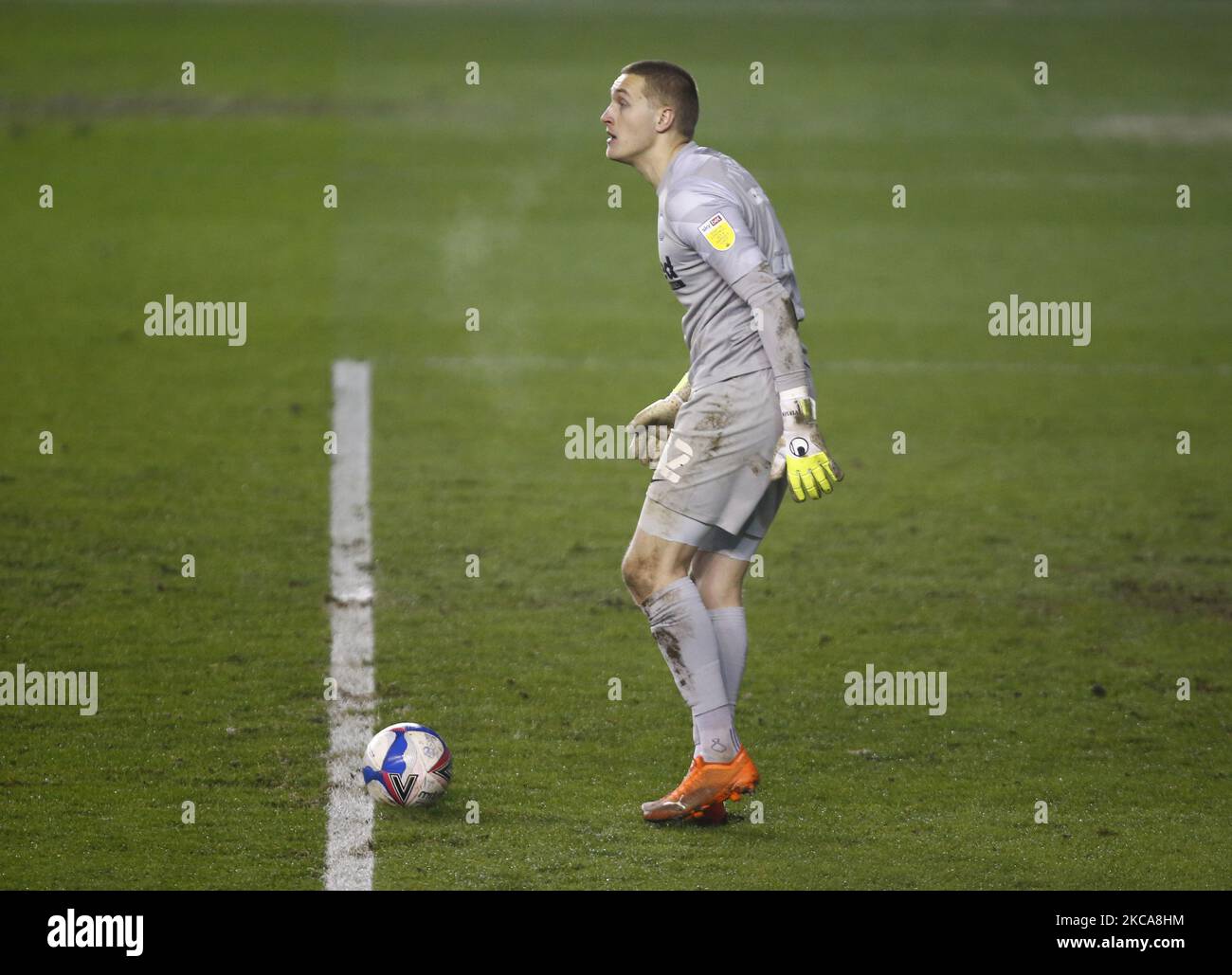 Preston North End's Daniel Iversen (on loan from Leicester City) during ...
