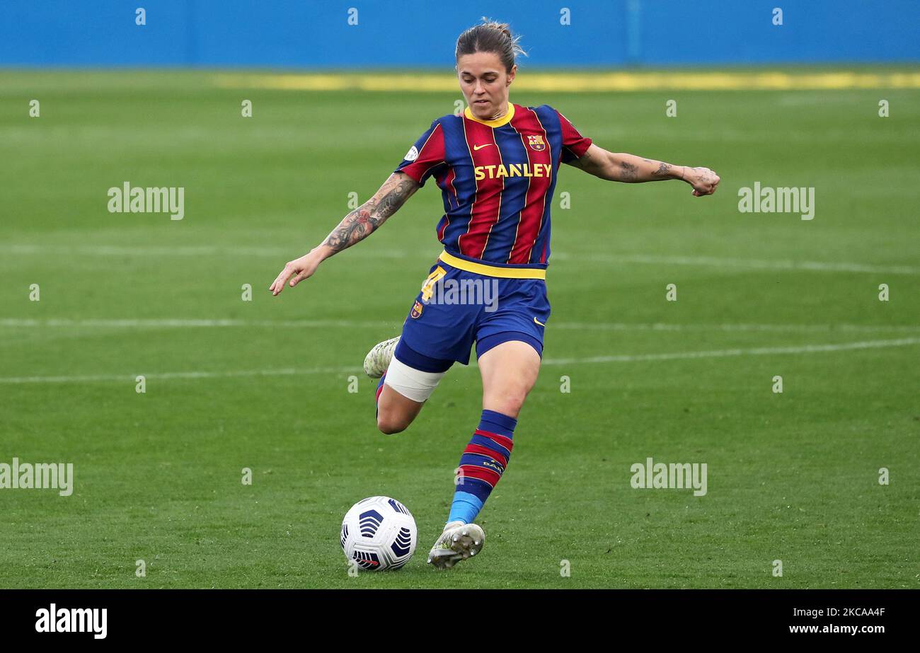 Mapi Leon during the match between FC Barcelona and Fortuna Hjorring ...