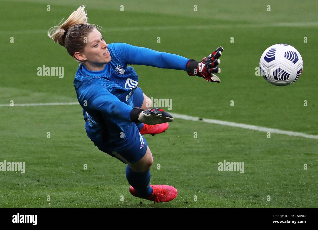 Line Johansen during the match between FC Barcelona and Fortuna ...