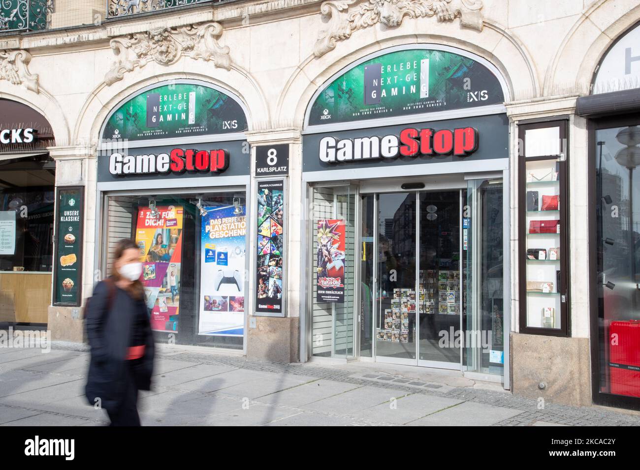 A Gamestop branch seen in Munich, Germany on March 4 2021. (Photo by ...