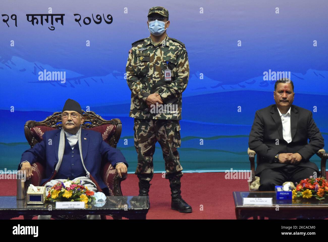 General secretary of communist party of nepal netra bikram chand hi-res ...