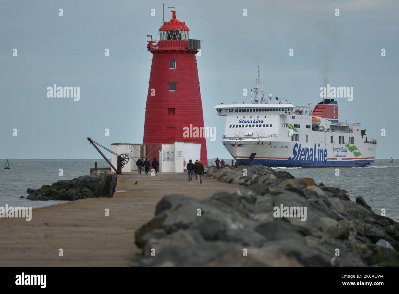 Stena Horizon, a passenger and vehicle ferry operated by Stena Line ...