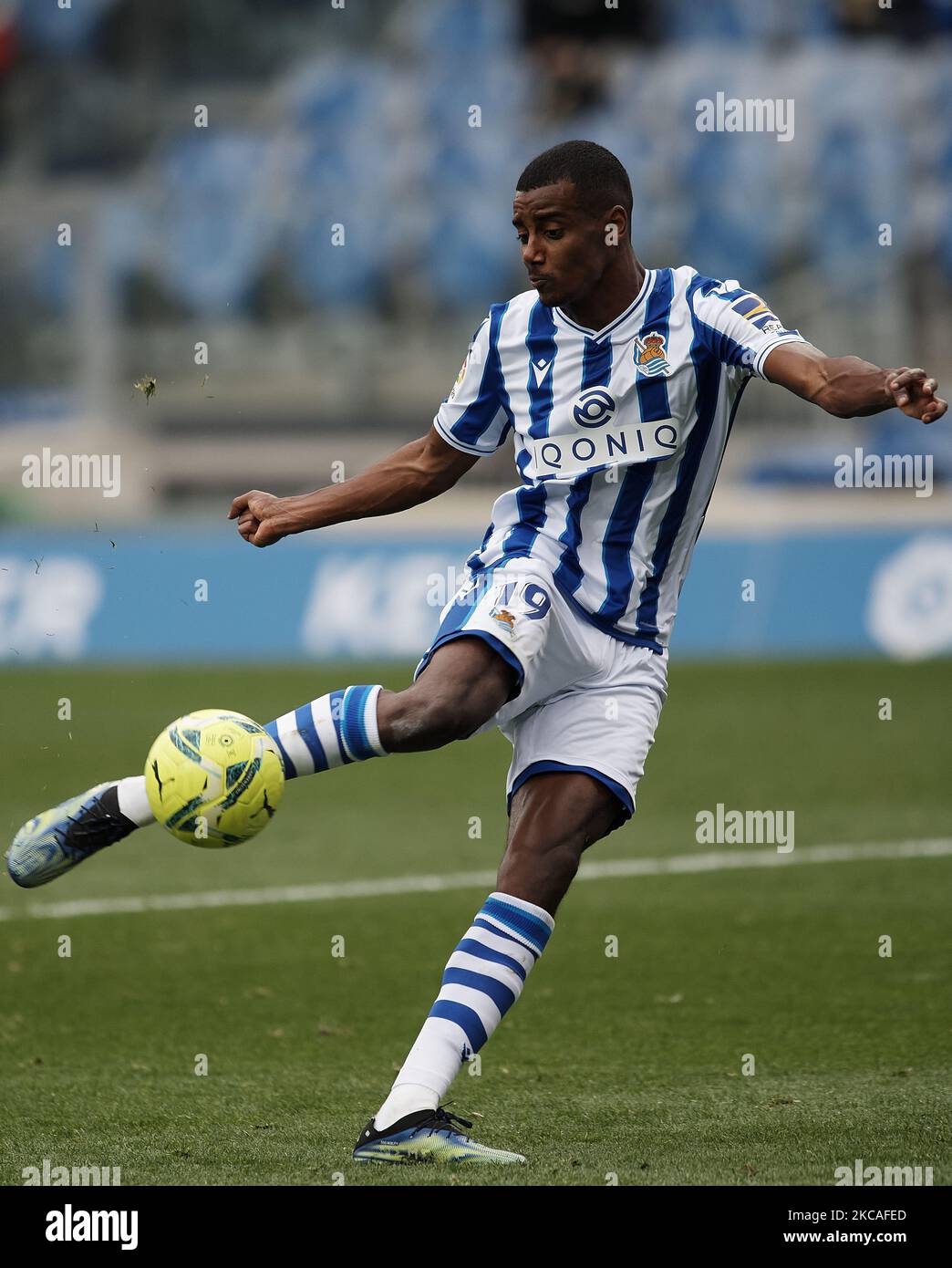Alexander isak of real sociedad shooting hi-res stock photography and ...