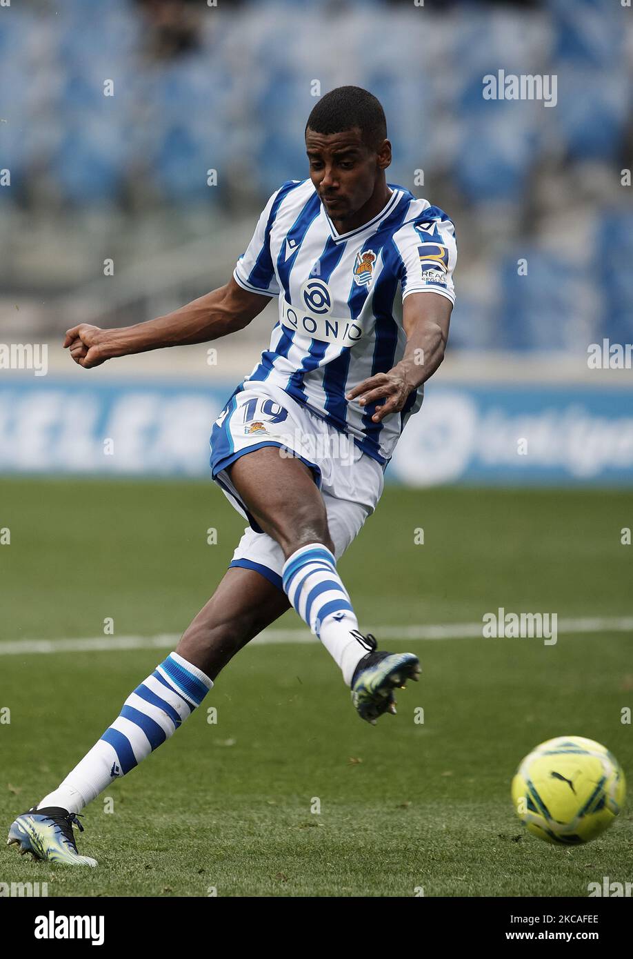 Alexander isak of real sociedad shooting hi-res stock photography and ...