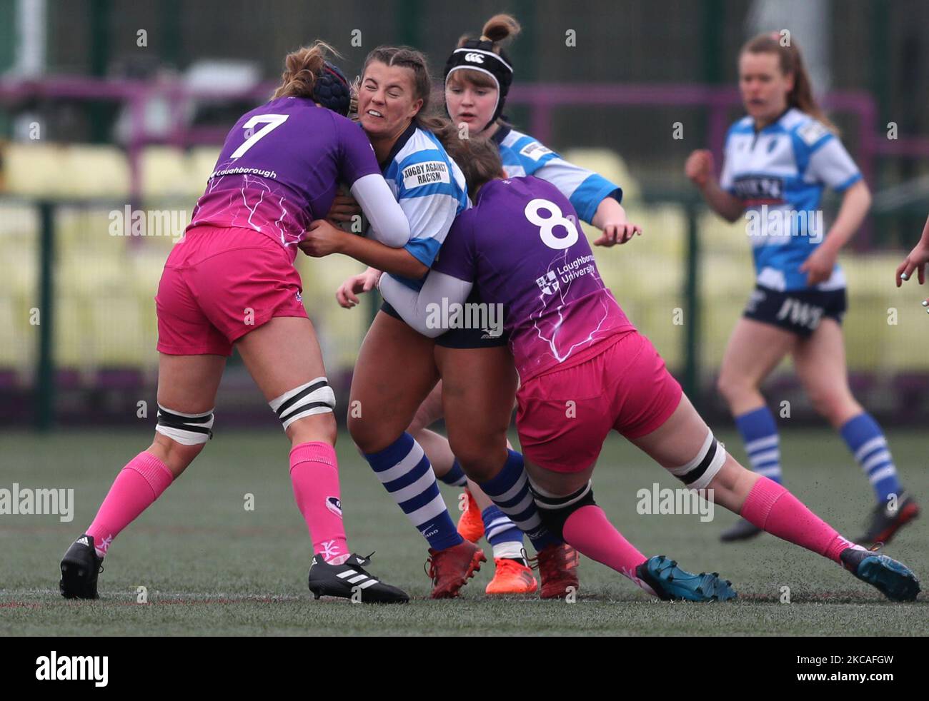 Orla McCallion of Darlington Mowden Park Sharks and Becky Noon and ...