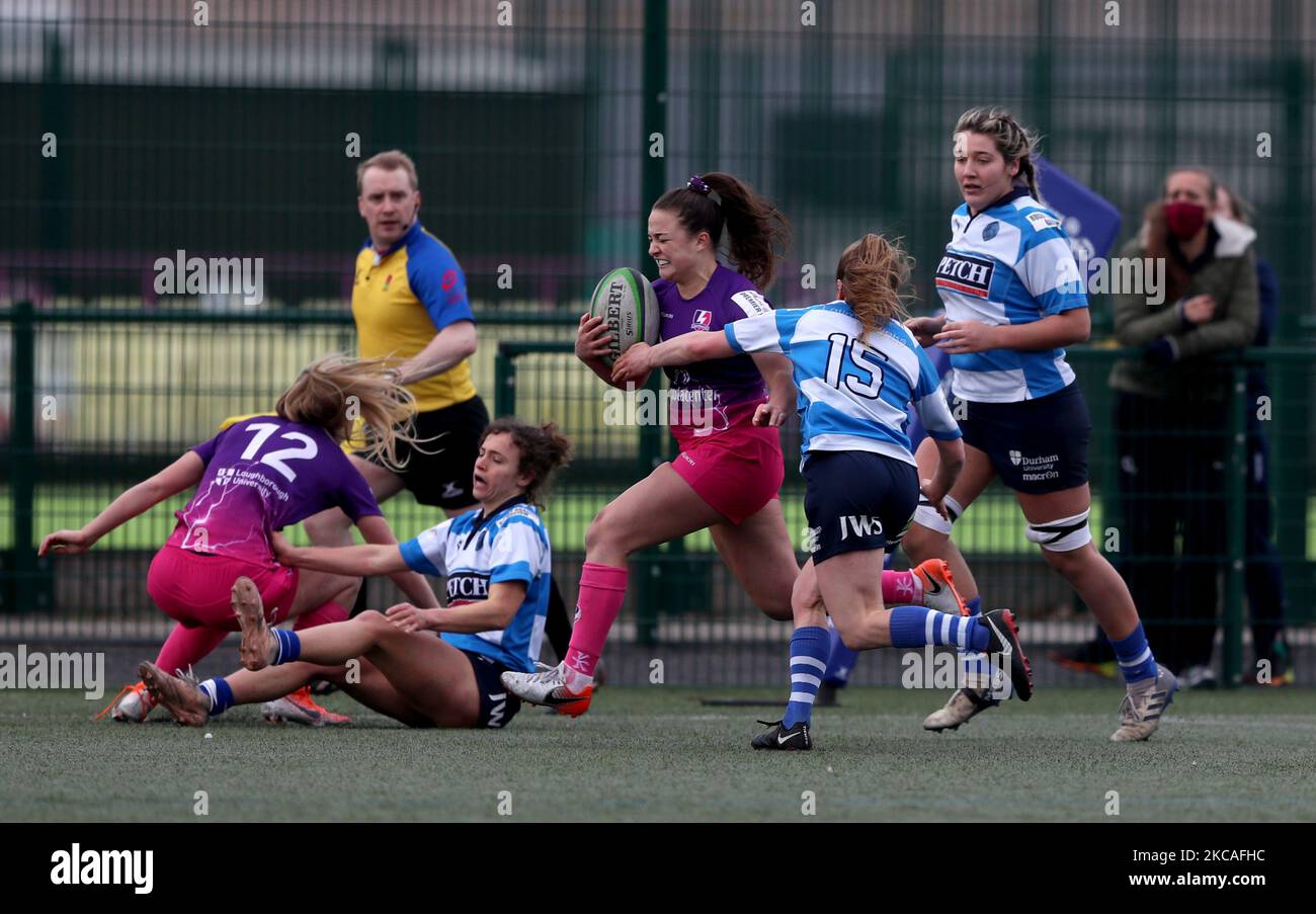Evie Tonkin of Darlington Mowden Park Sharks and Isla Alejandro of ...