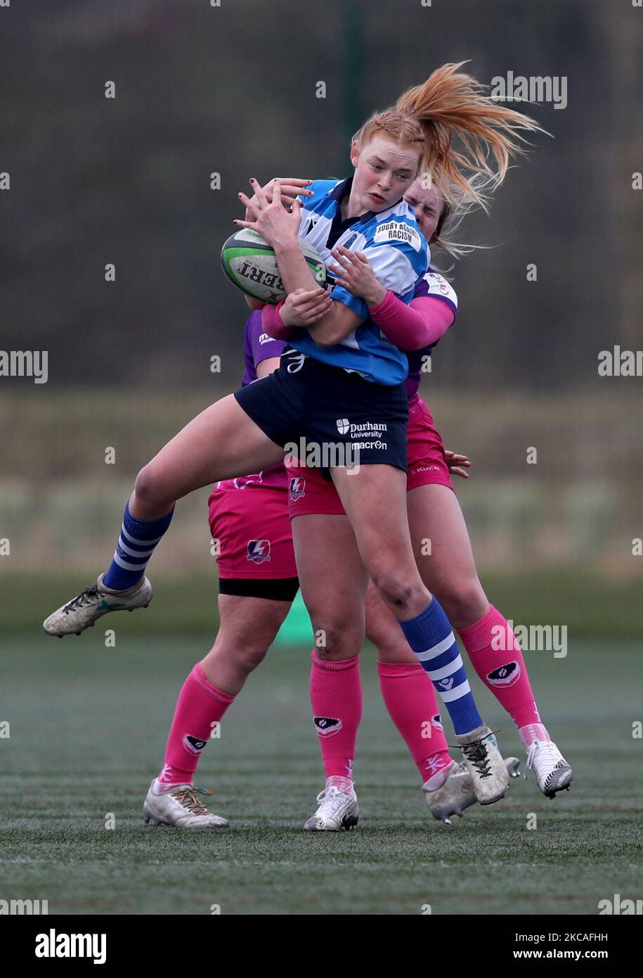 Jess Cooksey of Darlington Mowden Park Sharks and Maja Meuller of ...