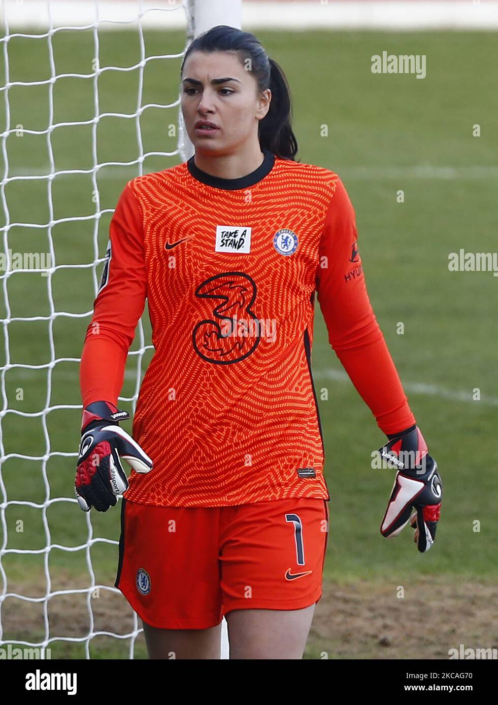 Zecira Musovic of Chelsea making her Debut during Barclays FA Women's ...