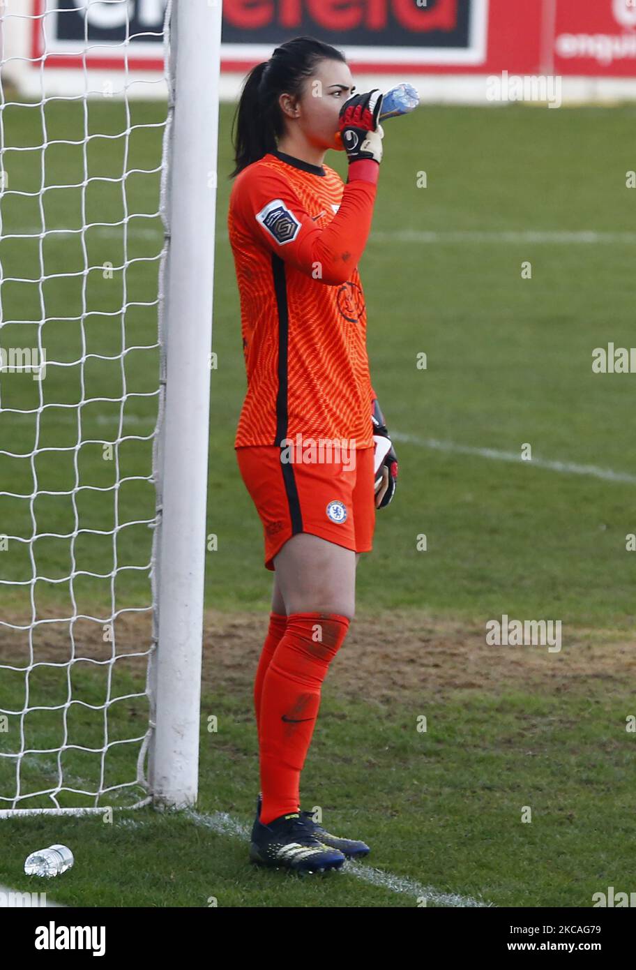 Zecira Musovic of Chelsea making her Debut during Barclays FA Women's ...