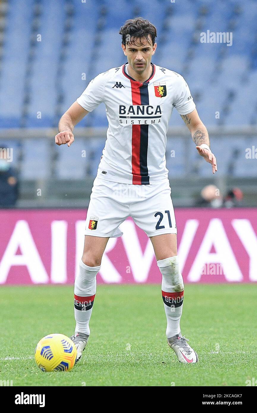 Ivan Radovanovic of Genoa CFC during the Serie A match between AS Roma ...