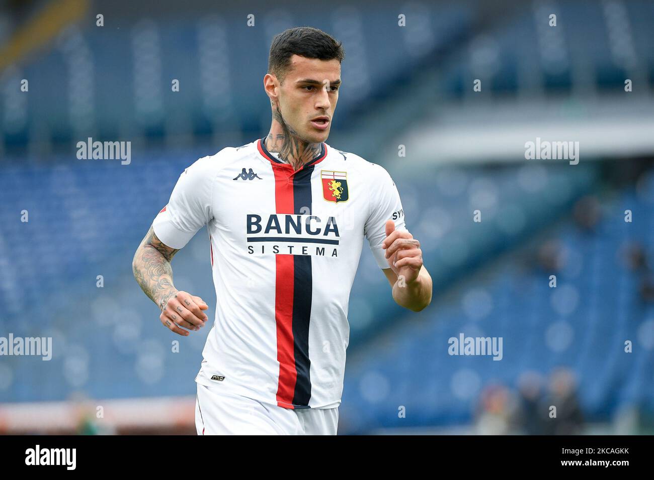 Gianluca scamacca of genoa cfc hi-res stock photography and images - Alamy